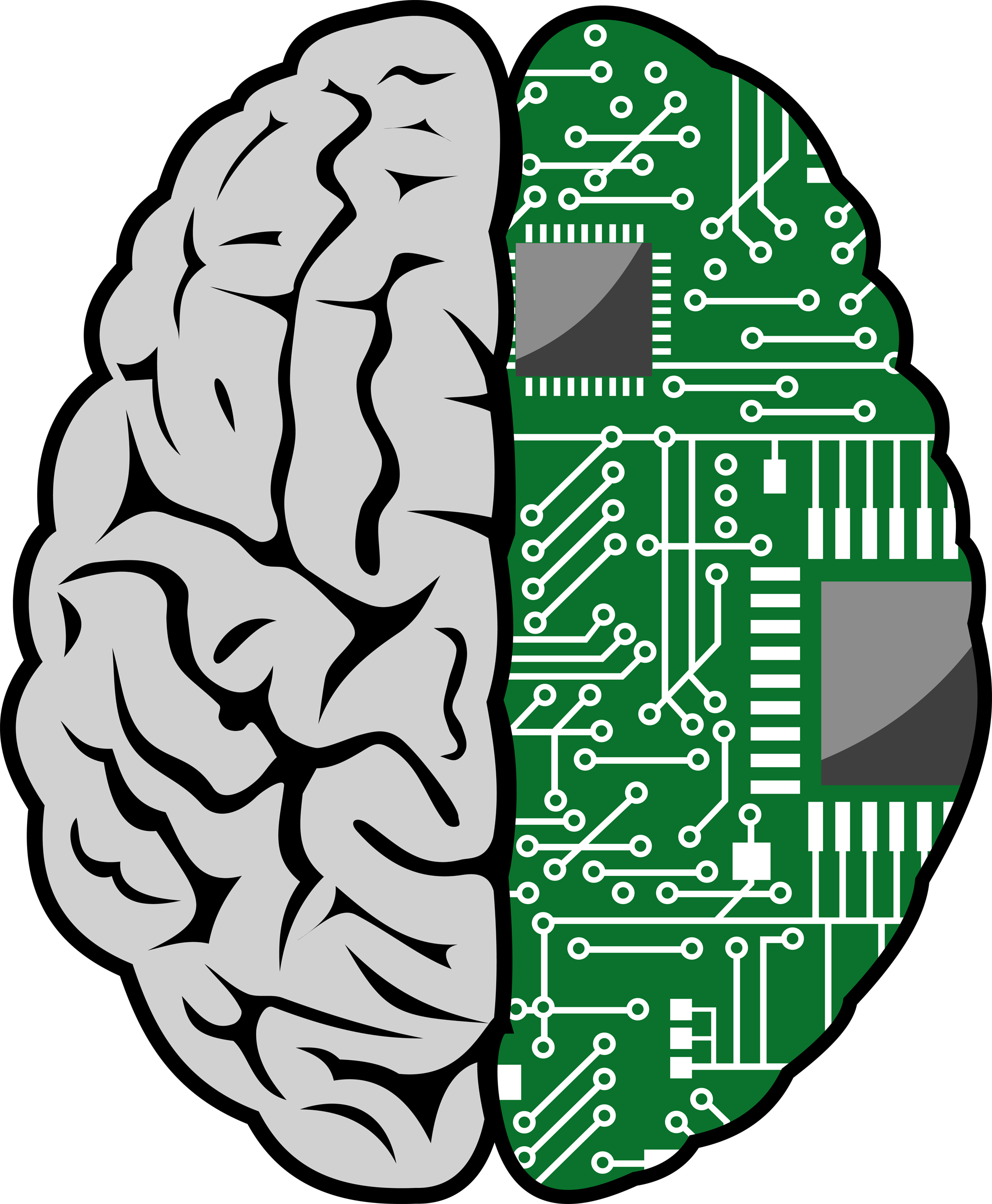 Brain Computer Png Clipart - Full Size Clipart (#1510478) - PinClipart