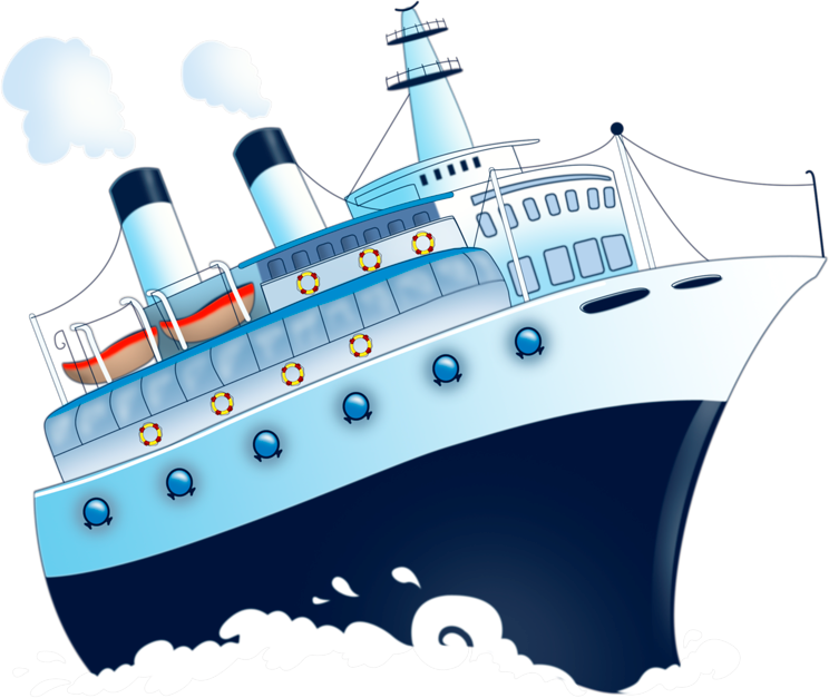 Download Cartoon Cruise Ship - Navio Png Clipart (#1510536) - PinClipart