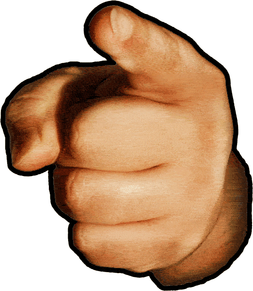 Download You Hand Clipart Finger Hand Clip Art - Hand Pointing Towards ...