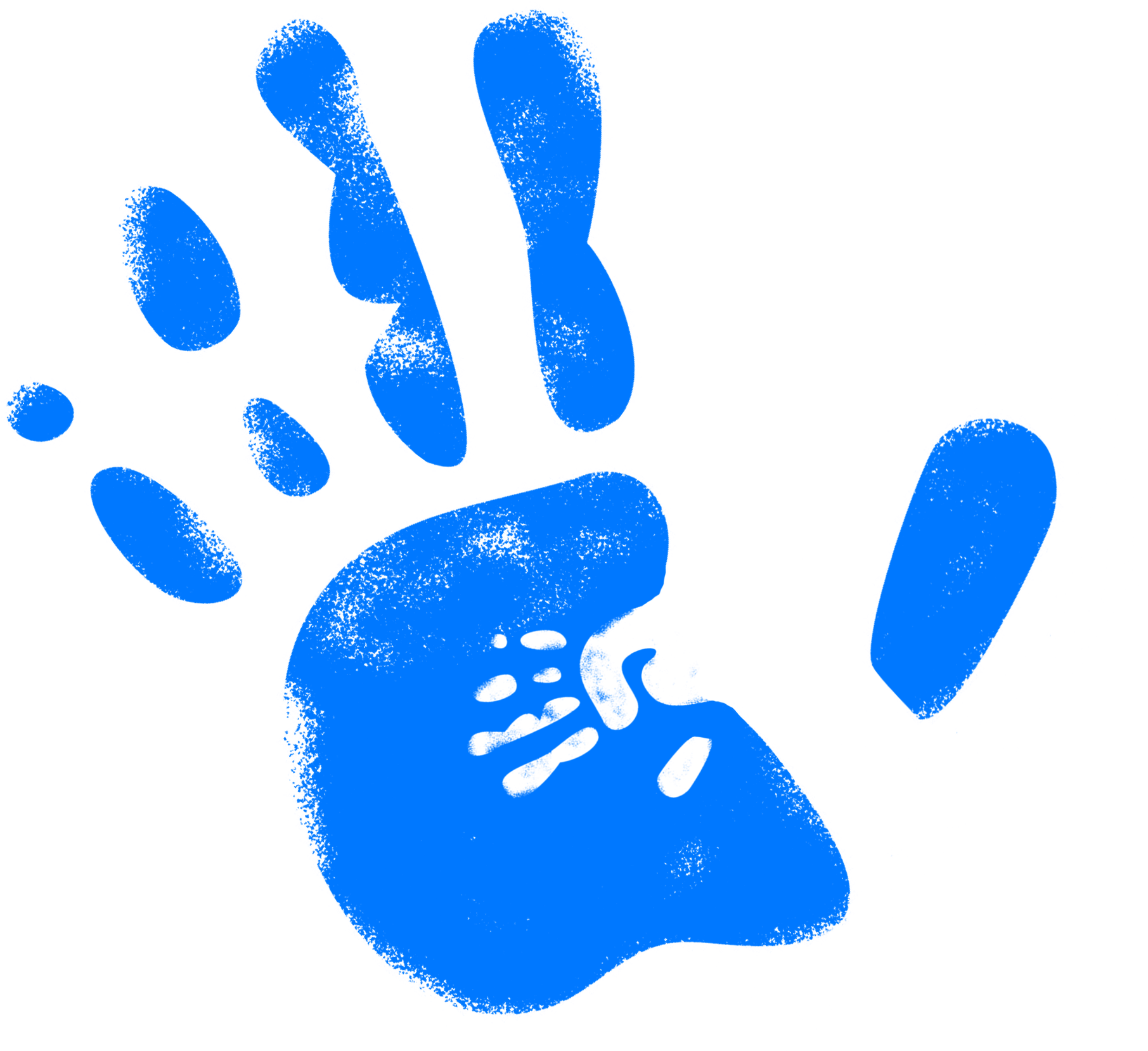 Handprint - Hand Slap Clip Art - Png Download - Full Size Clipart ...