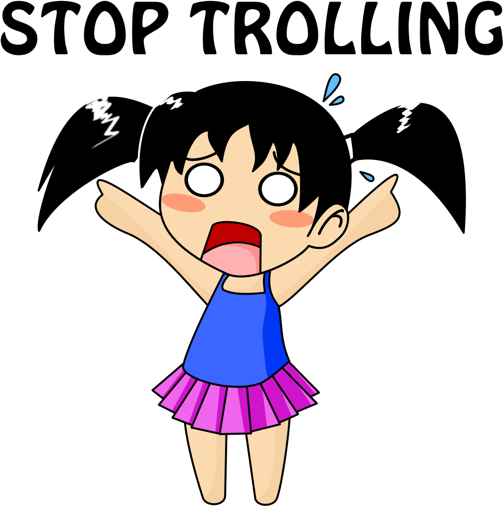 File - Stop Trolling - Svg - Stop Trolling Clipart - Full Size Clipart (#1518310) - PinClipart