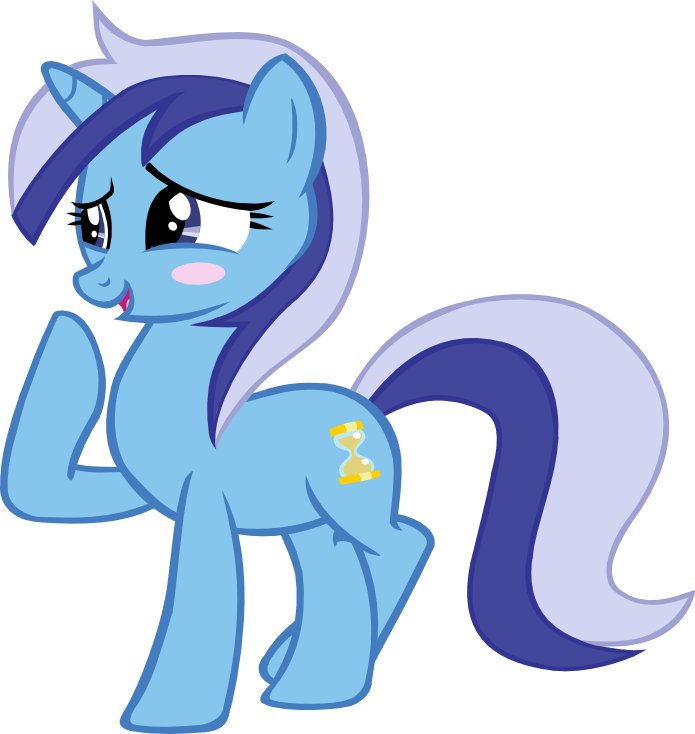 Minuette Blushing By Ironm17-d951xnh - Mlp Minuette Singing Clipart ...