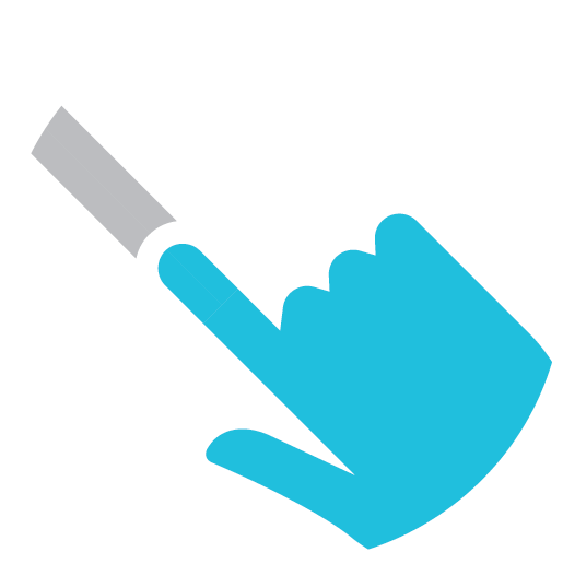 Touch - Circle Clipart - Full Size Clipart (#1532250) - PinClipart