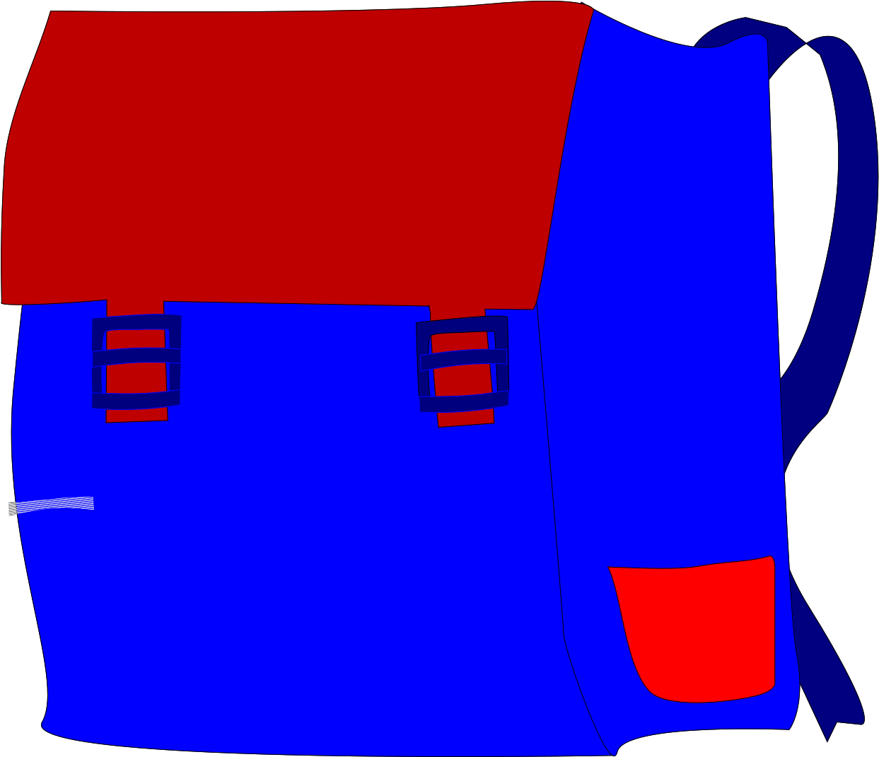 Blue And Red Backpack Svg Clip Arts 600 X 517 Px - Png Download - Full ...