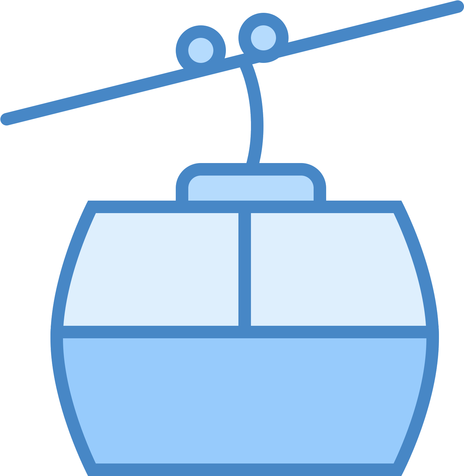 Download It's A Logo Of A Cable Car Travelling Along The Cable - San ...