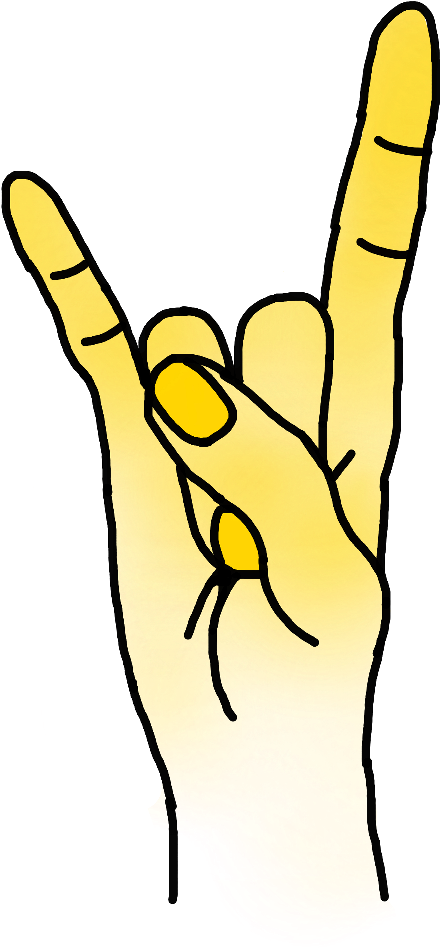 Hand Yellow Yolo Ftehands Ftehand Ftehandsigns - Yellow Clipart - Full ...