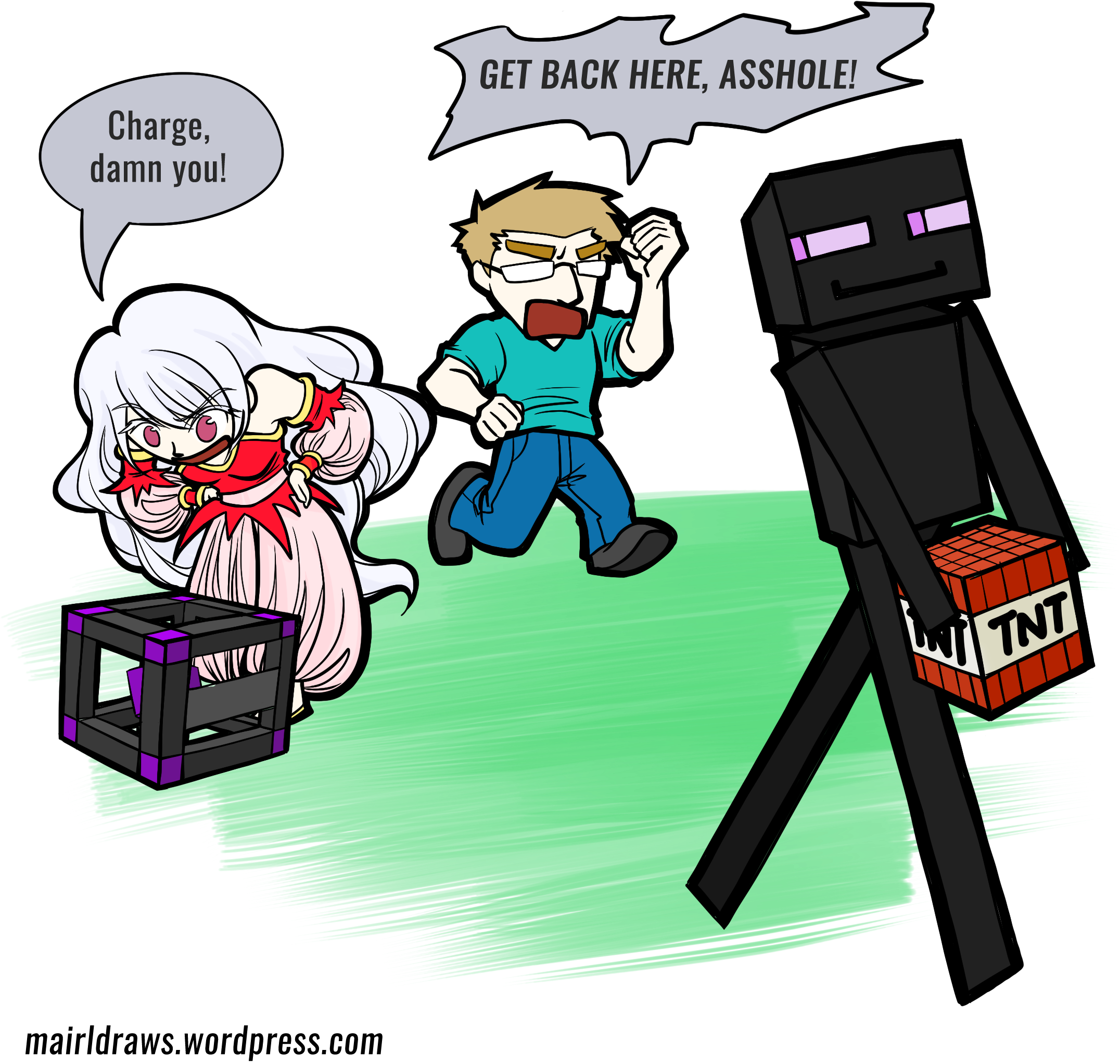 Minecraft - Cartoon Clipart - Full Size Clipart (#1558889) - PinClipart