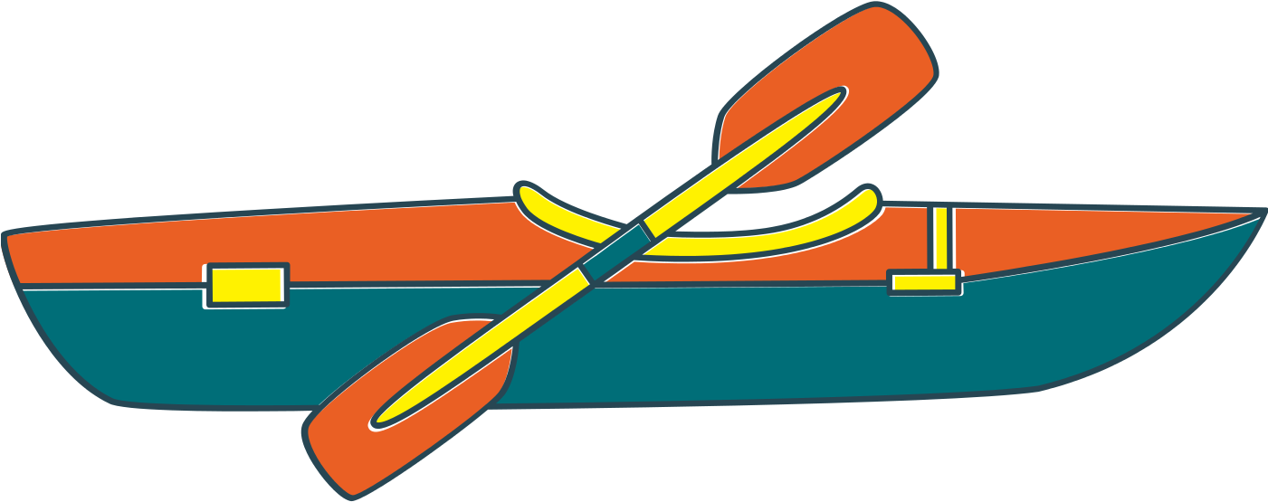 Kayaking - Clip Art - Png Download - Full Size Clipart (#1565219 ...