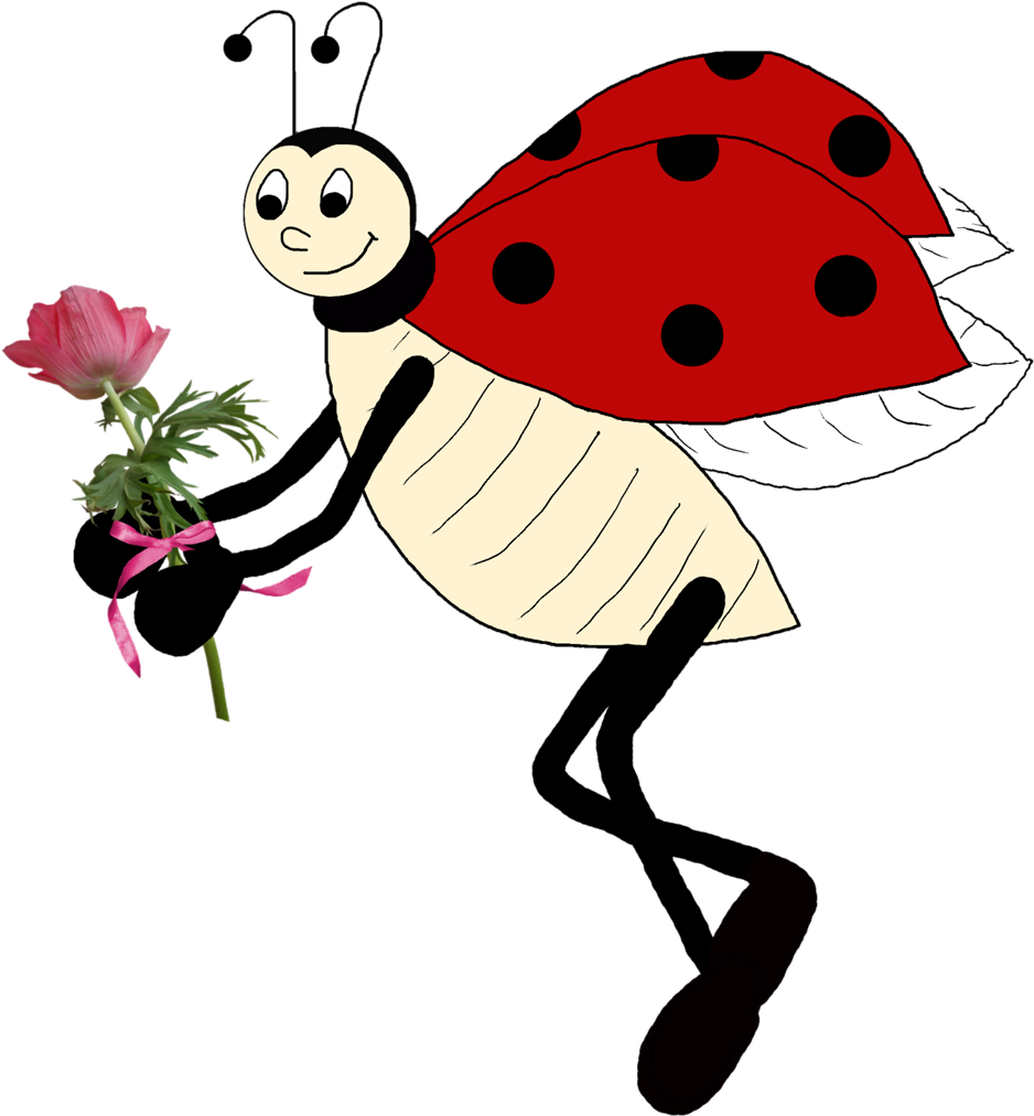 Ladybug Picnic, Mary Engelbreit, Clipart, Bugs, - Cartoon - Png ...