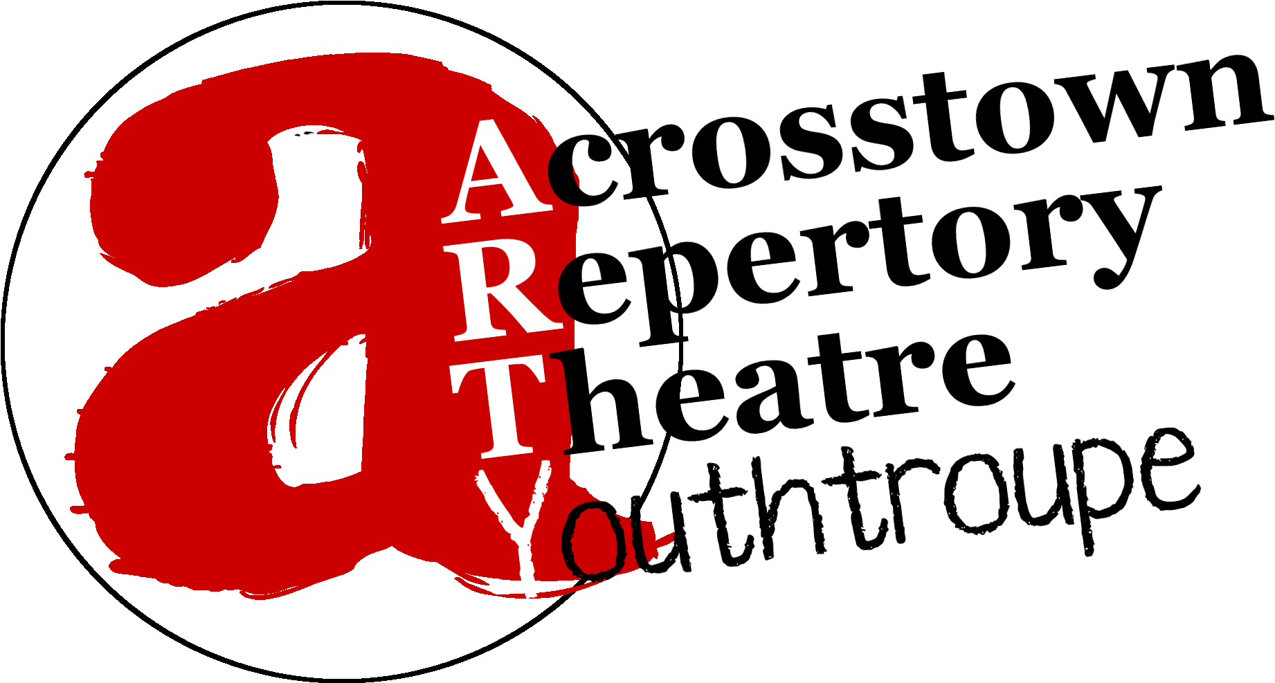 Arty Logo Print - Acrosstown Repertory Theatre Clipart - Full Size ...