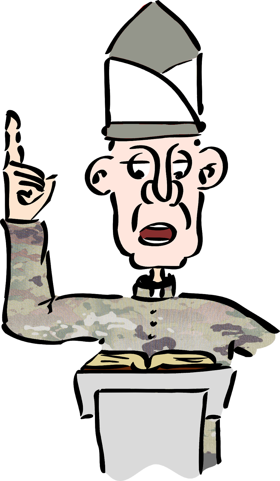 Re-enlist To Be A Reverend - Priest Clip Art - Png Download - Full Size ...