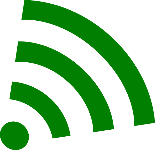 Wifi Signal Icon Green Clipart - Full Size Clipart (#1578736) - PinClipart