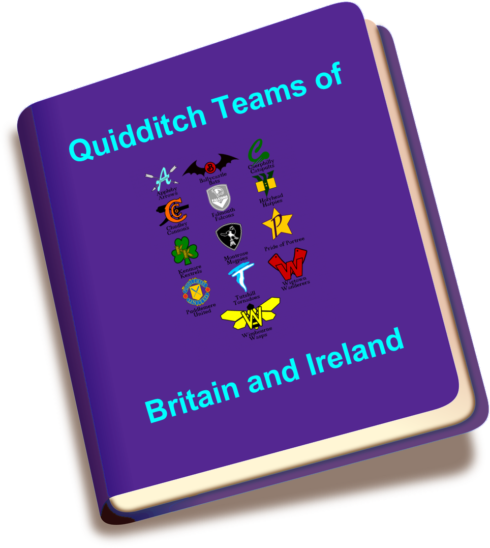Quidditch Teams Of Britain And Ireland - Book Clipart - Full Size ...