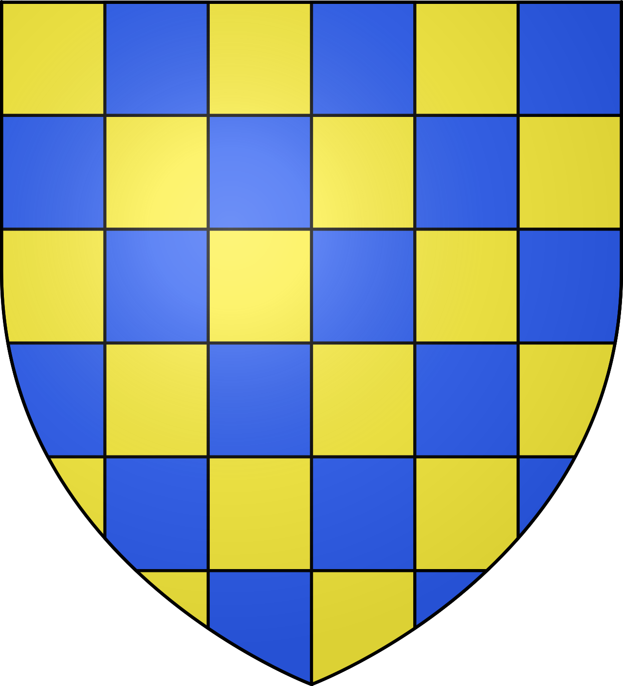 The Coat Of Arms Of John De Warenne, Earl Of Surrey - De Warenne ...