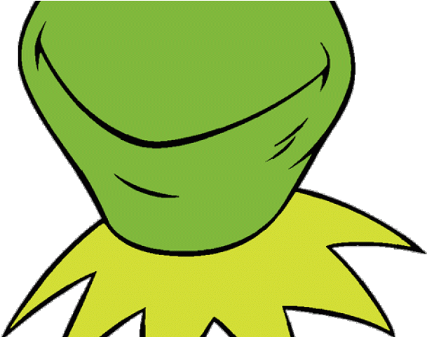 Green Frog Clipart Muppets - Kermit The Frog Head - Png Download - Full ...