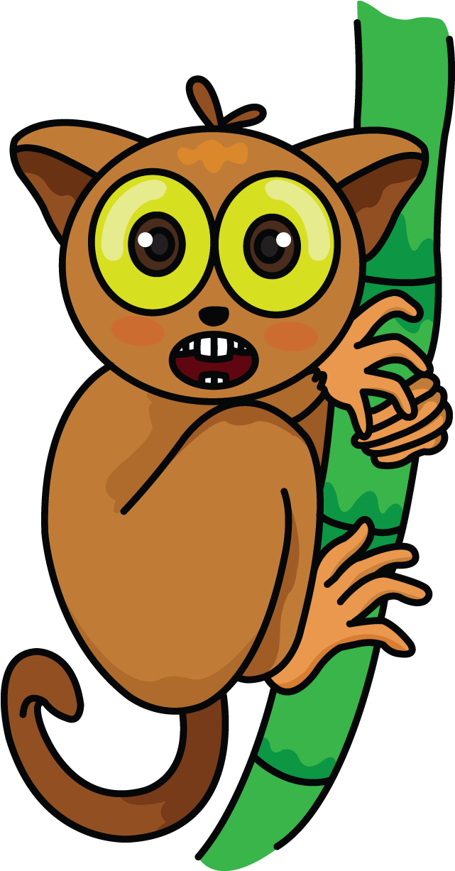 Picture Royalty Free Tarsier Tutorial Http Drawingmanuals - Cartoon ...
