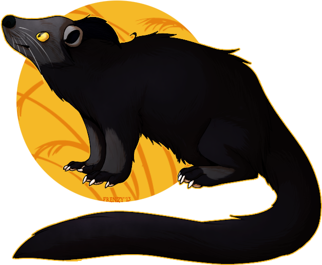Binturong By Dr Frenzy-d6cpbqr - Binturong Png Clipart - Full Size ...
