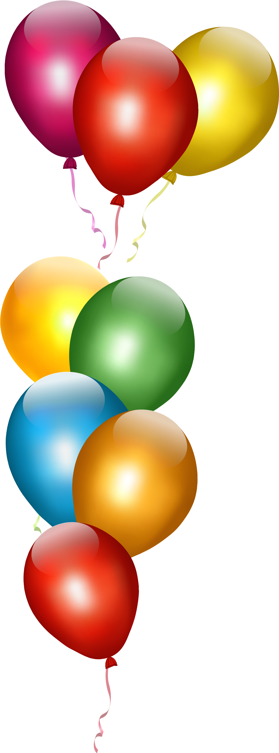 Transparent Balloons Clipart - Full Size Clipart (#1595204) - PinClipart