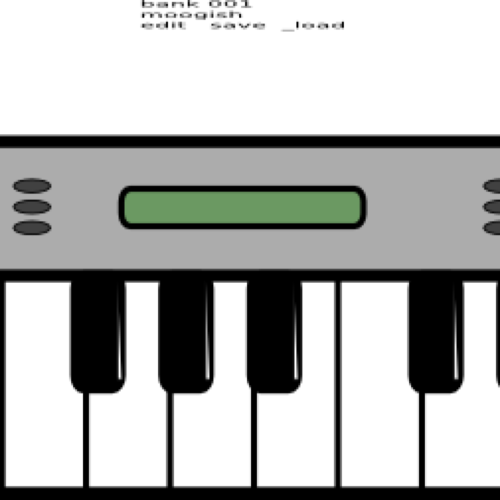 Keyboard Clipart Electronic Keyboard Clipart Clip Art - Openclipart - Png Download - Full Size ...