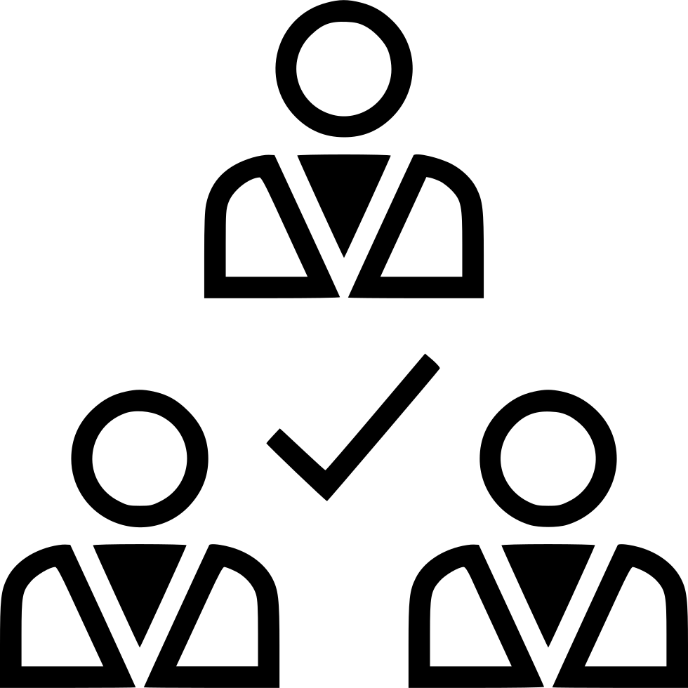 Team Group Check Mark Ok Comments - Icon Clipart - Full Size Clipart ...