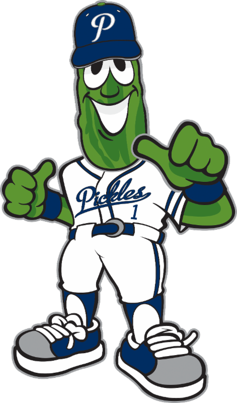 Pickle Clipart Pixel Art - Portland Pickles Mascot - Png Download ...