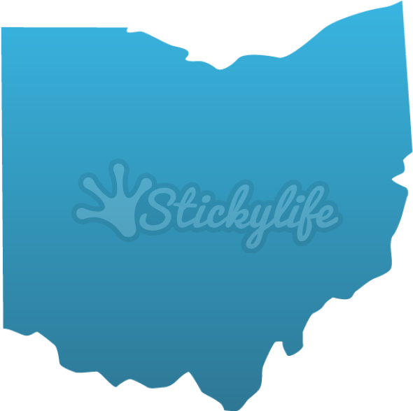 Ohio Decals - Ohio Clipart - Full Size Clipart (#1604679) - PinClipart