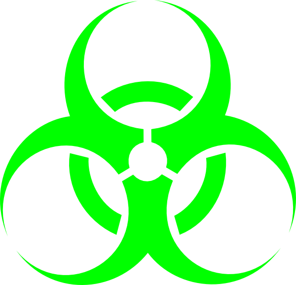 Green Biohazard Symbol Png Clipart - Full Size Clipart (#1605020 ...