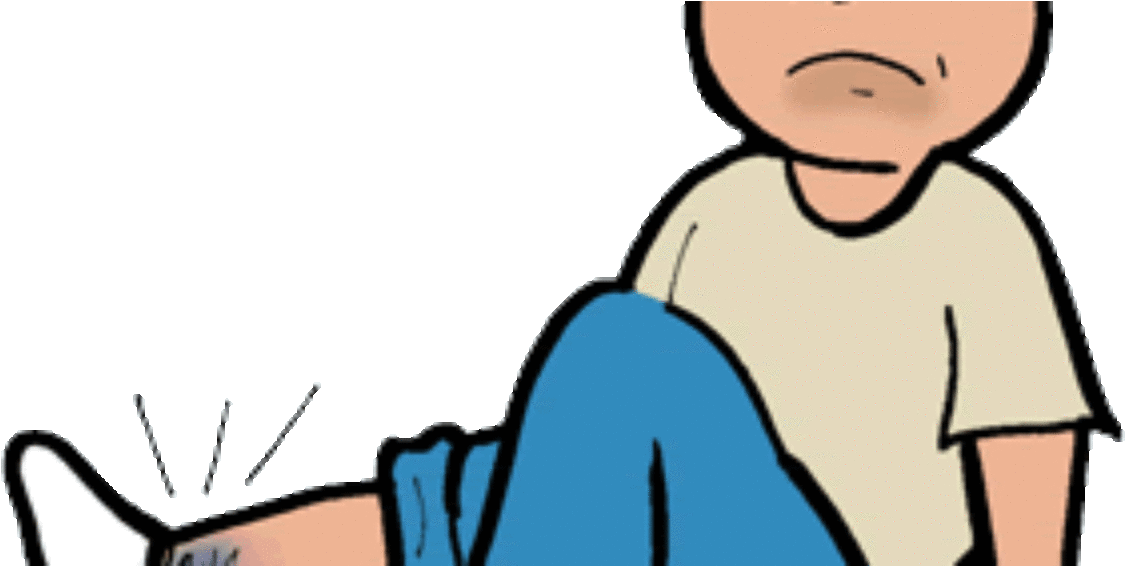 Vector Freeuse Stock Hurt Child Clipart - Sprained Ankle Clipart - Png ...