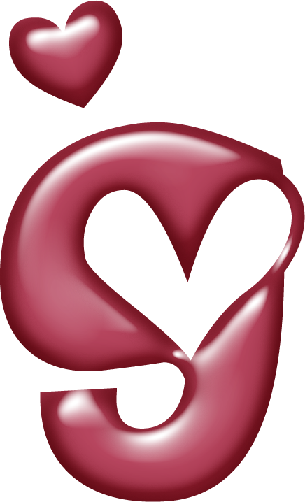 Alfabeto Muy Grande Con Corazones - Letras Con Forma De Corazones ...