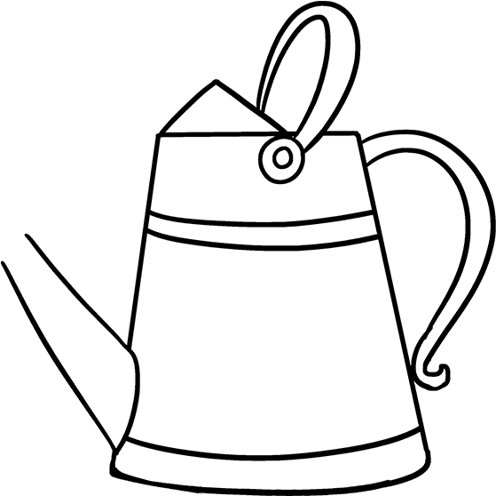 How To Draw Watering Can - Drawing Clipart - Full Size Clipart ...