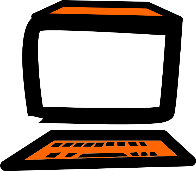 Computer Classes - Computer Orange Clipart - Full Size Clipart ...