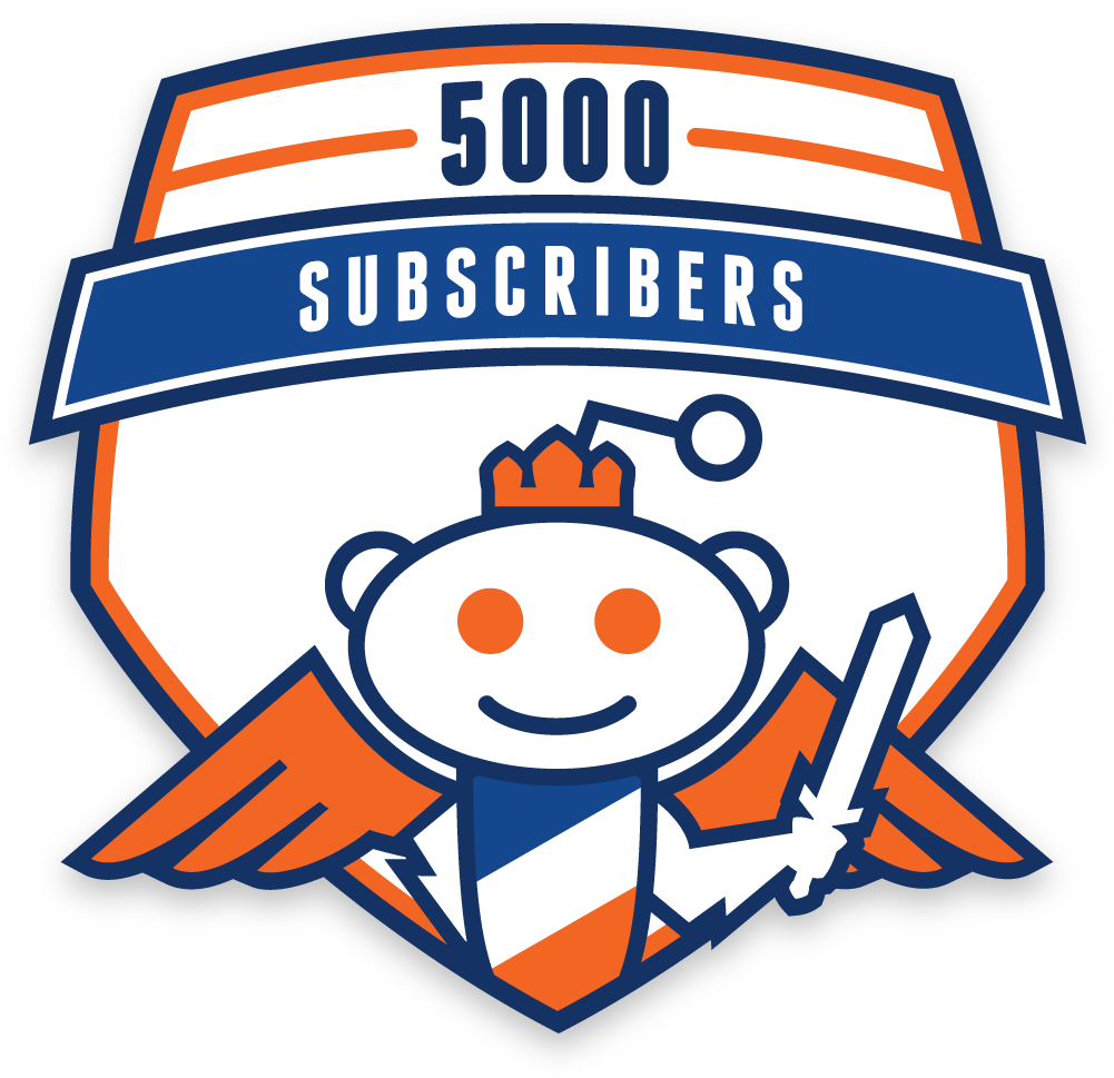 5000 Subscribers Reddit Patch Clipart - Full Size Clipart (#1624499 ...