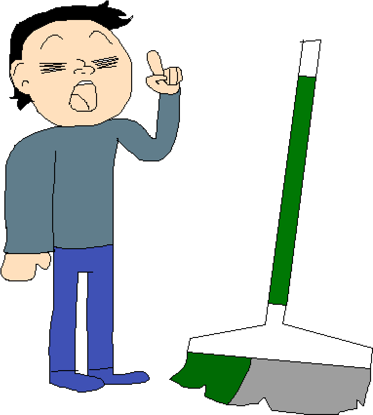 Principle Of The Thing, And Gotta Sweep - Cartoon Clipart - Full Size ...