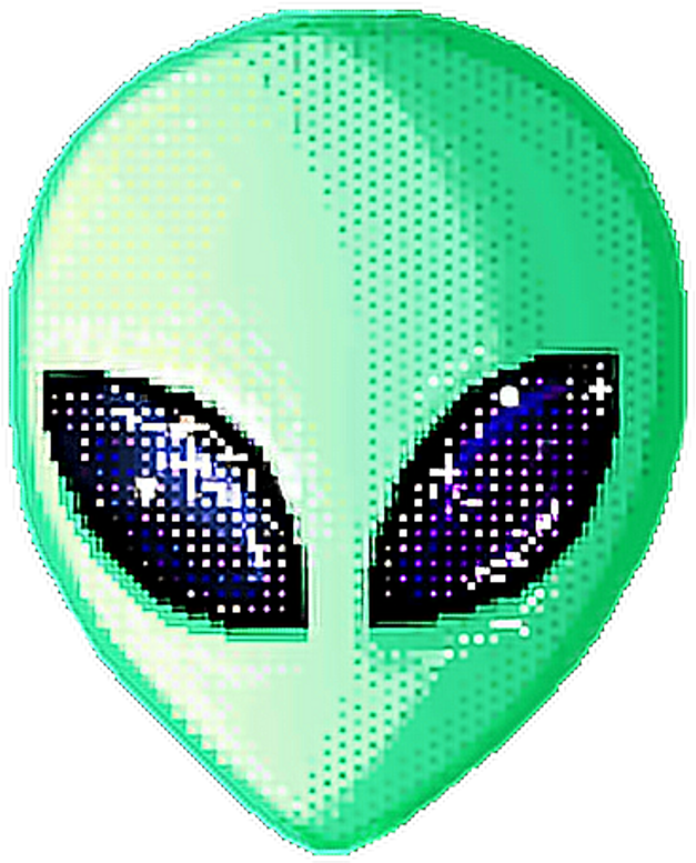 Download Pixel 8bit Thirdeye Alien Rad Tumblr Aesthetic - Alien 8 Bit ...
