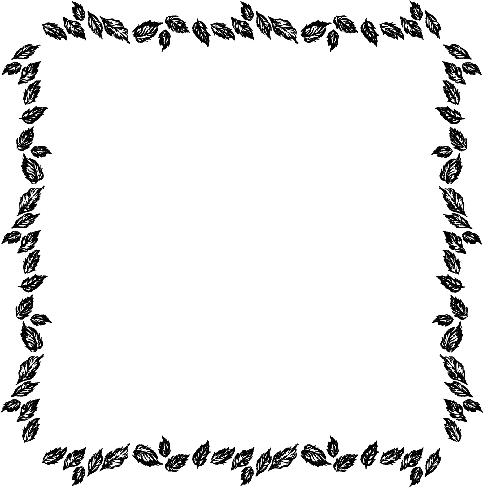 Free Digital Frames Leaves Border Stationary Designs - Reindeer Clipart ...