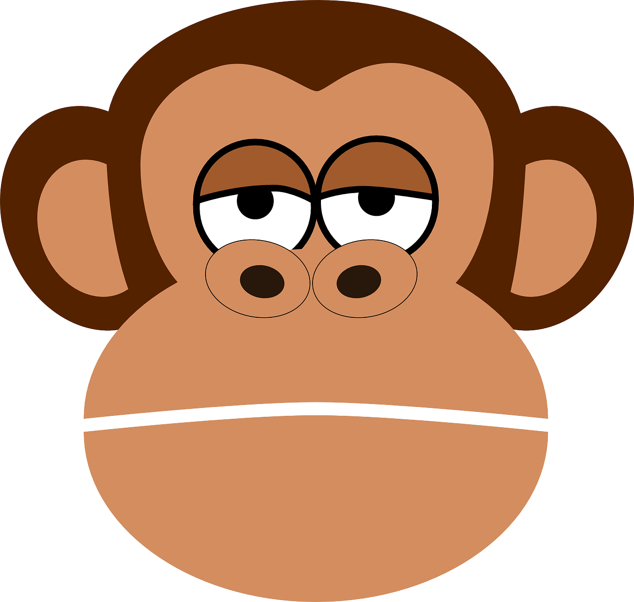 Download Monkey Face Clipart Monkey Cartoon Face Clip Art At - Imagenes ...
