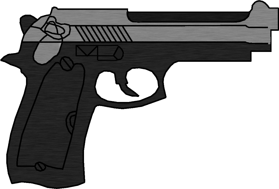 Pistol Drawn Clipart - Full Size Clipart (#1641502) - PinClipart