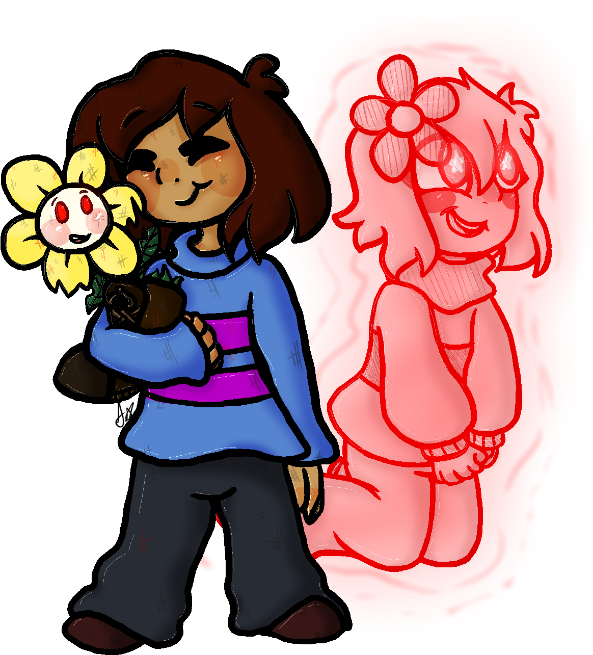 Graphic Freeuse Chara Transparent Fanart - Cartoon Clipart - Full Size Clipart (#1644764 ...