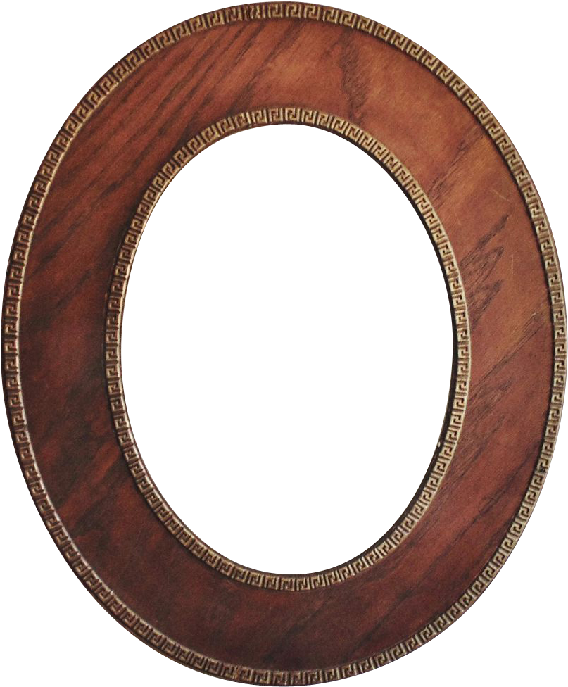 Download Antique Picture Frame 19c Victorian Oak Wood Oval W/ - Ip ...