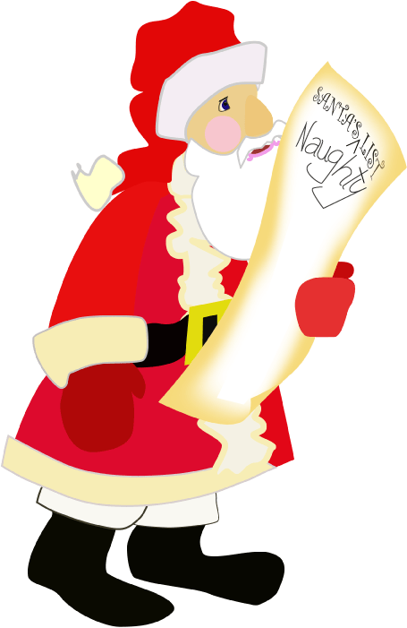 Santa List Clip Art - Png Download - Full Size Clipart (#1649380 ...