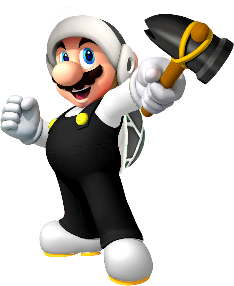 Classic Hammer Mario - Super Mario Odyssey All Outfits Clipart - Full ...