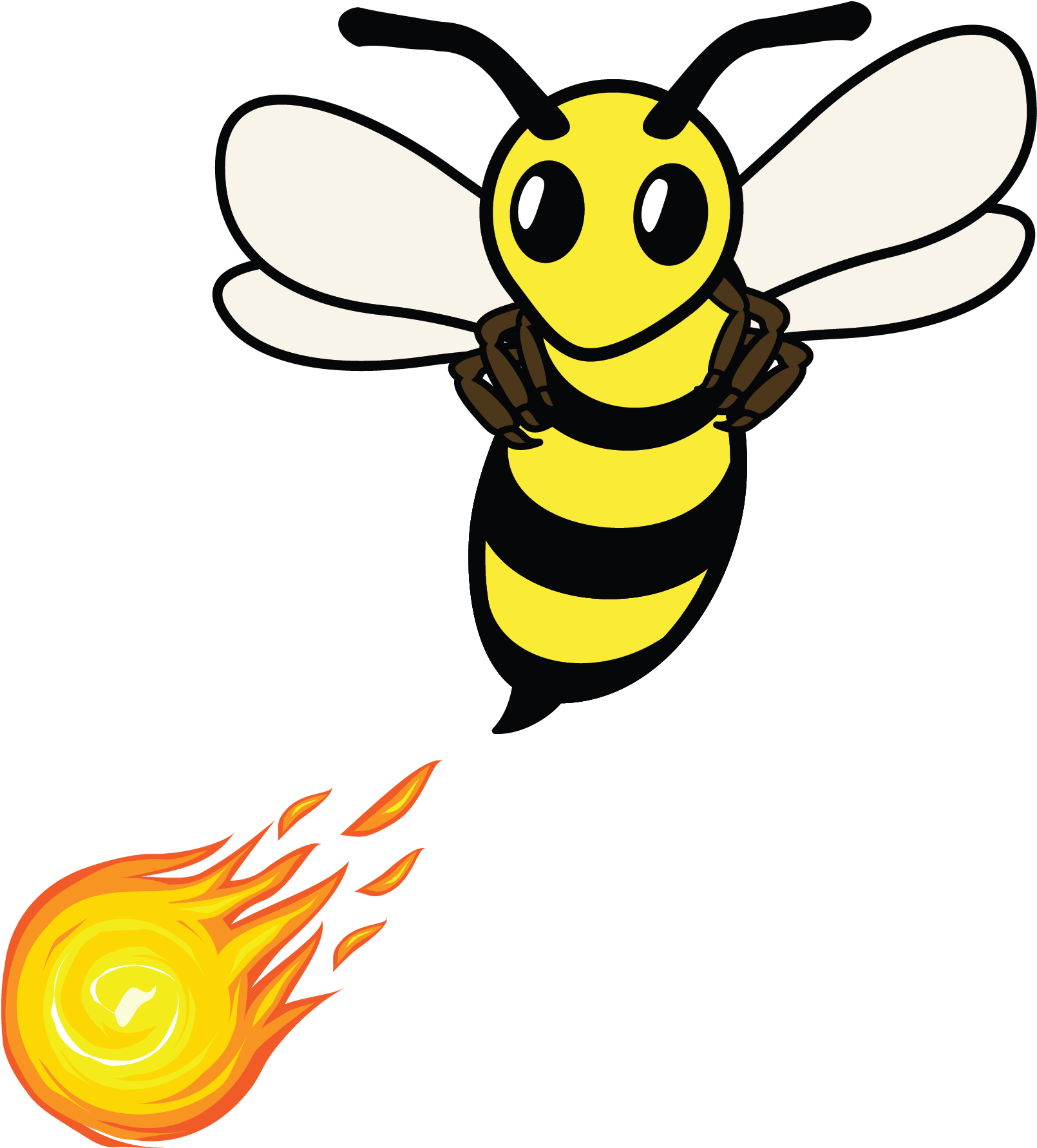 Firebee With Fireball - Wiki Clipart - Full Size Clipart (#1664735 ...
