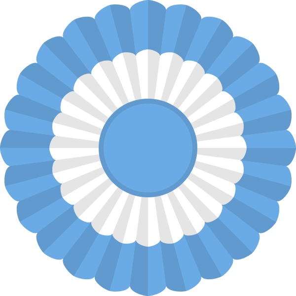 National Cockade Of Argentina - National Cockade Of Brazil Clipart ...