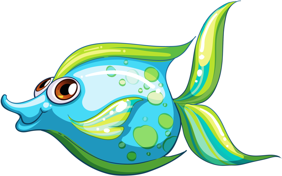 Five Fish Cartoon Clipart - Full Size Clipart (#1666124) - PinClipart