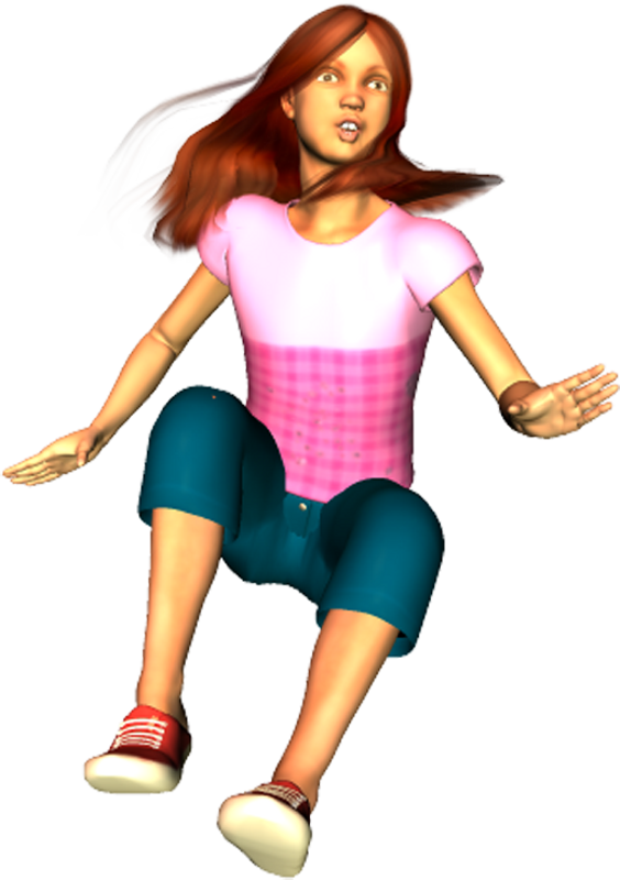 Katie Falling Poser Png Clipart By Clipartcotttage - Clip Art ...