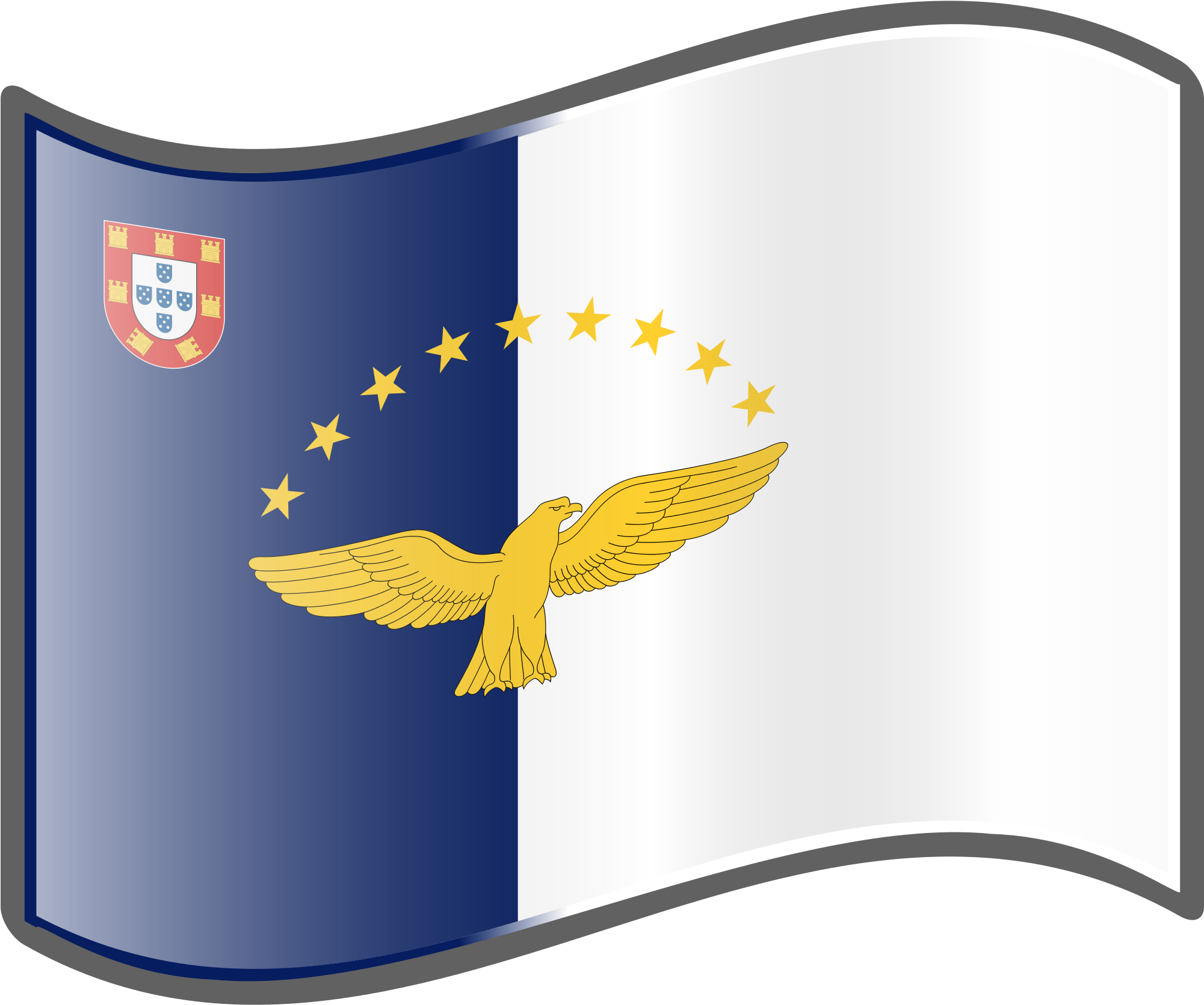 Open - Azores Flag Clipart - Full Size Clipart (#1699728) - PinClipart