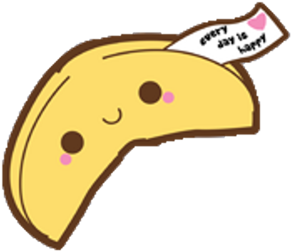 Download Cute Fortune Fortunecookie Kawaii Food Quotes Quote - Cute ...