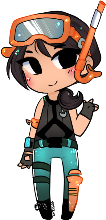 Snorkel Drawing Clipart Black And White Stock - Fortnite Snorkel Ops ...