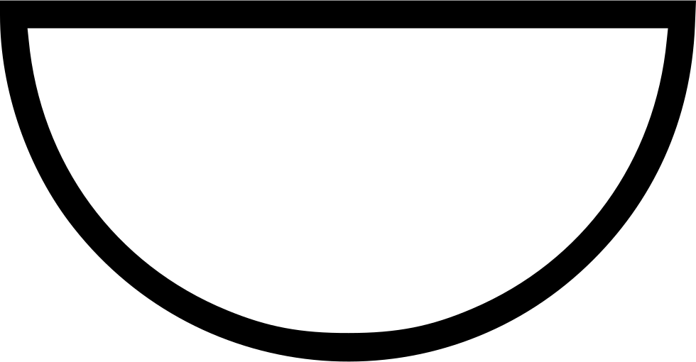 Semi Svg Outline - Semi Circle Line Drawing Clipart - Full Size Clipart ...