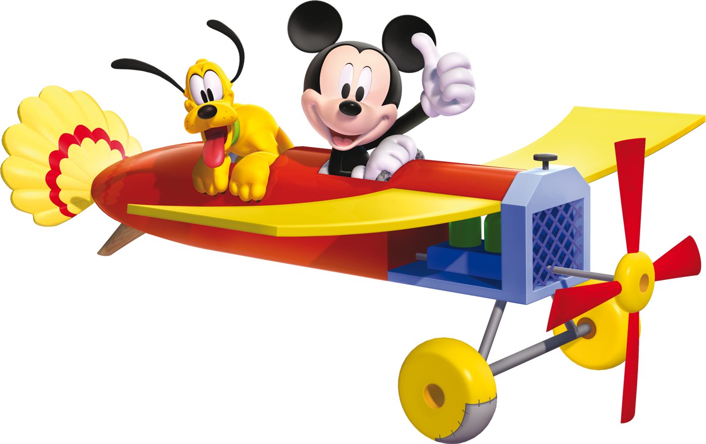 Clipart Airplane Minnie Mouse - Mickey Mouse Airplane - Png Download ...